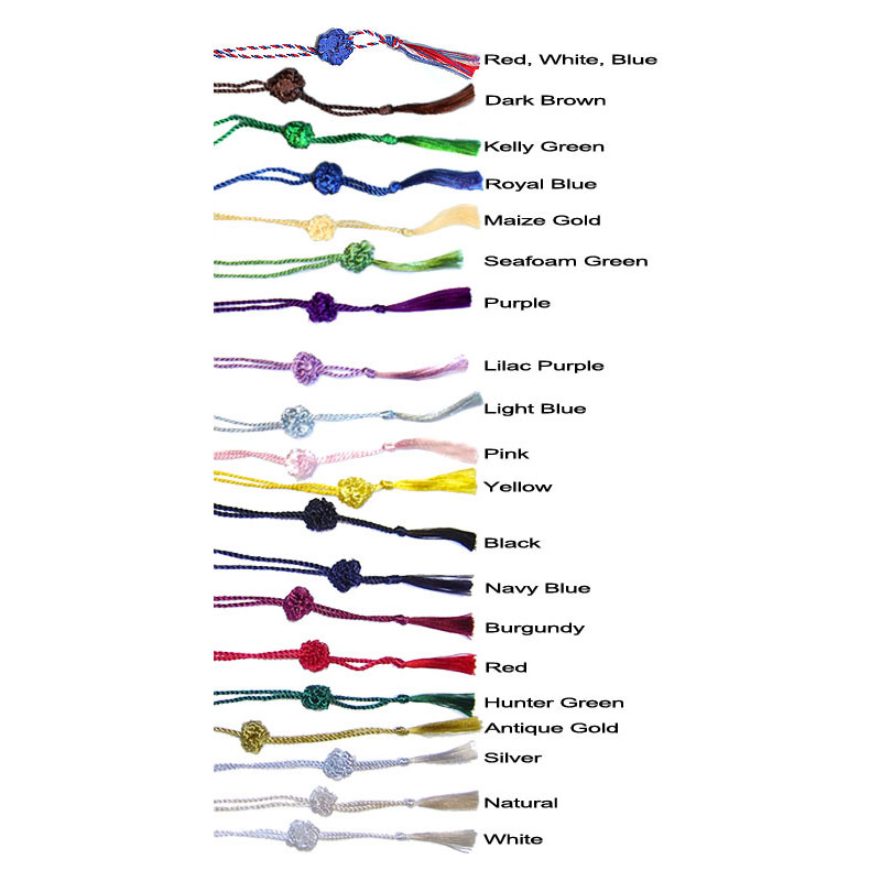 8" Program Tassel / 20 Colors | Trimsplus Secure Online Store